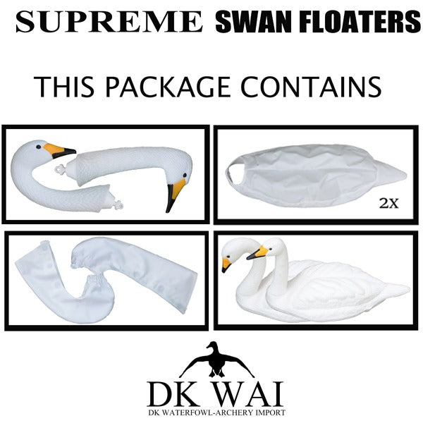 DK WAI Supreme Swan Floaters - Lokkesvaner med cover– DKWAI